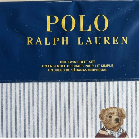 Ralph Lauren | Bedding | Brand New Ralph Lauren Polo Bear Twin Sheet ...